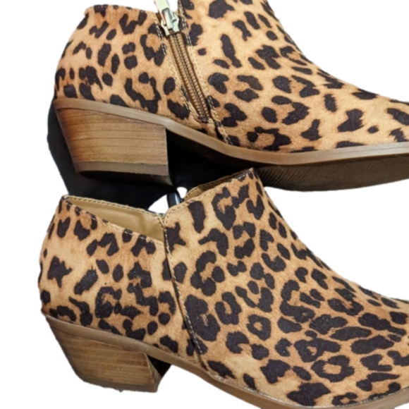 torrid | Shoes | Leopard Print Ankle Boots | Poshmark